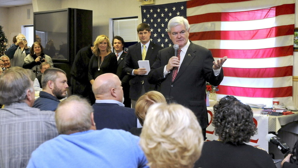 Gingrich Attracts Jubilant Crowds In S.C. : It's All Politics : NPR