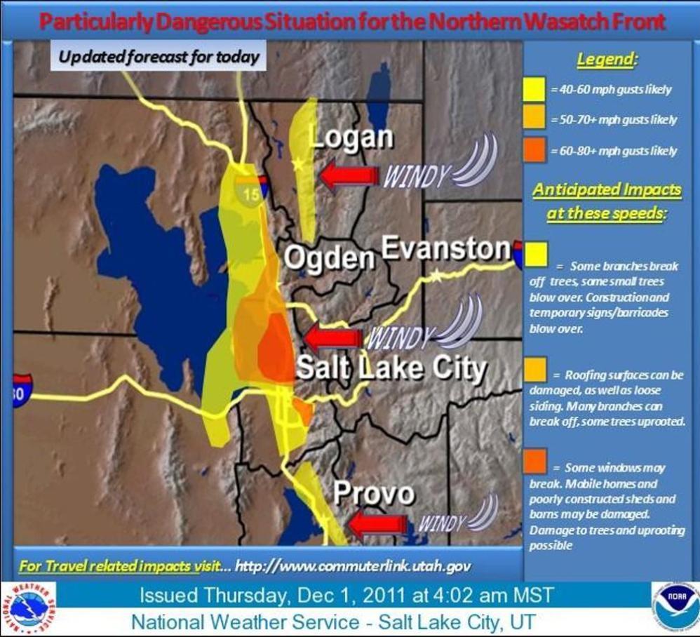 'Monster Winds' Roar Across Utah; California Also Whipped : The Two-Way ...