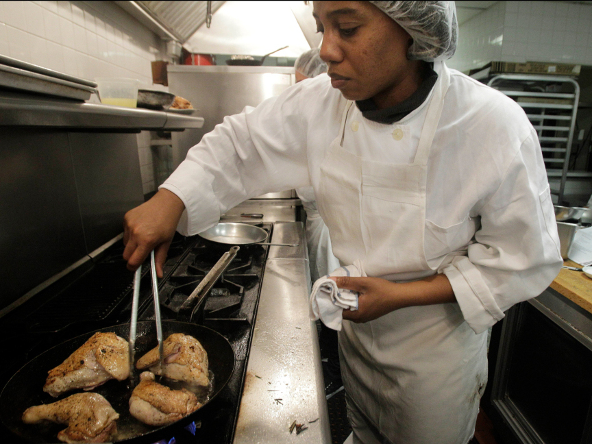 Diners' Guide Rates Working Conditions Inside Restaurants : The Salt : NPR