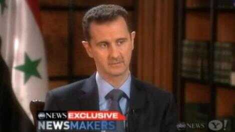 Syria's Assad: 'We Don't Kill Our People' : The Two-Way : NPR