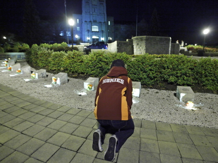 Virginia Tech: Same Gun Killed Officer, Suspect : The Two-Way : NPR