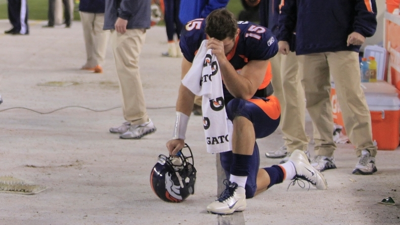 'Tebowing' Is So Hot It's Now A Word : The Two-Way : NPR