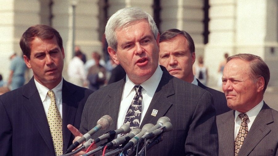On The Hill, Gingrich Made Friends And Enemies : NPR