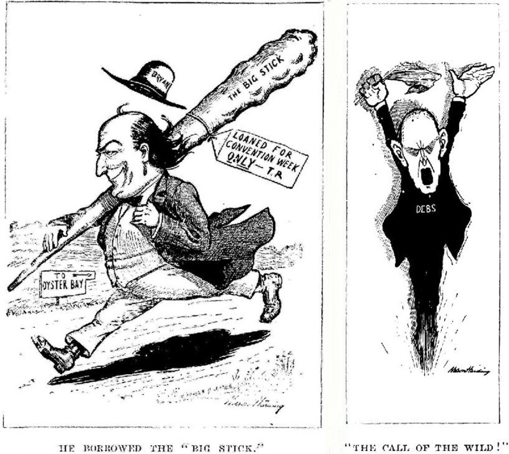 Double Take 'Toons: 1912 Wilson And The Rest : NPR