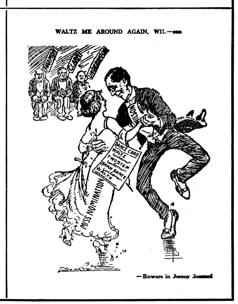 Double Take 'Toons: 1912 Wilson And The Rest : NPR