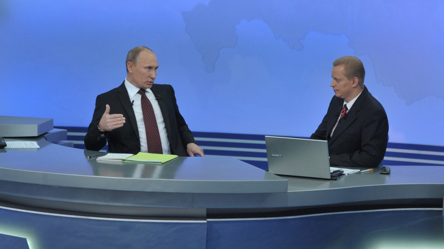 After Protests, Russia's Putin Takes To The Airwaves : NPR