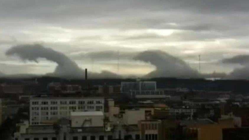 Cool Video: Massive Cloud 'Waves' Roll Over Alabama : The Two-Way : NPR