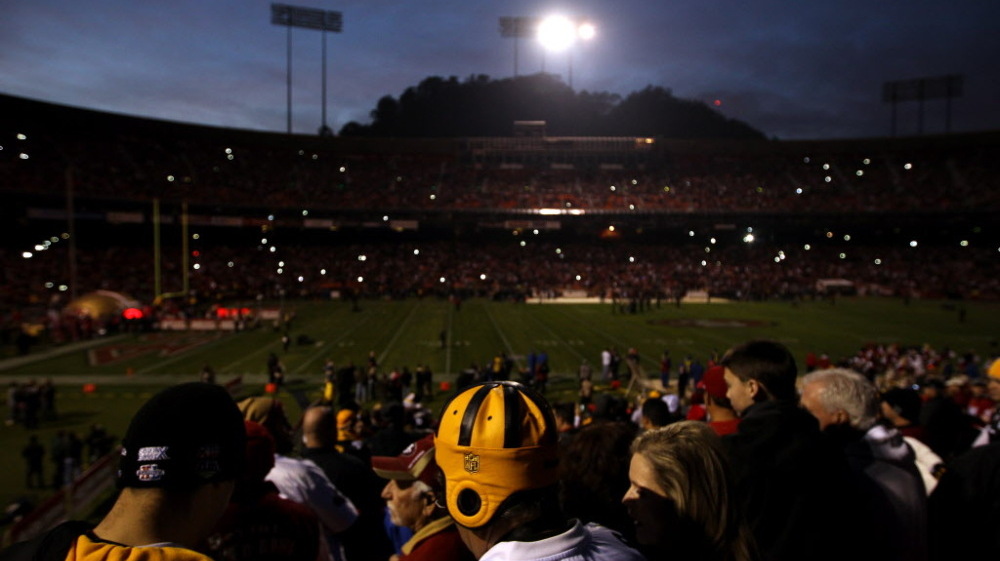 Candlestick Park Lights 49ers Vs. Falcons Provides Final Classic