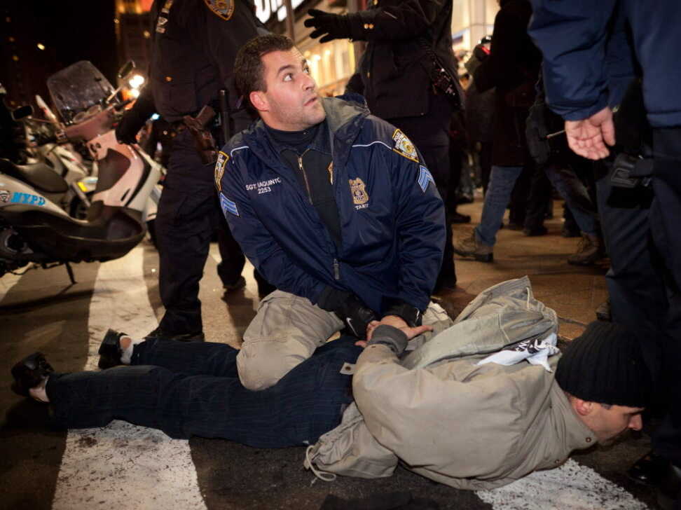 Police Say They Aimed For Restraint With Protesters : NPR