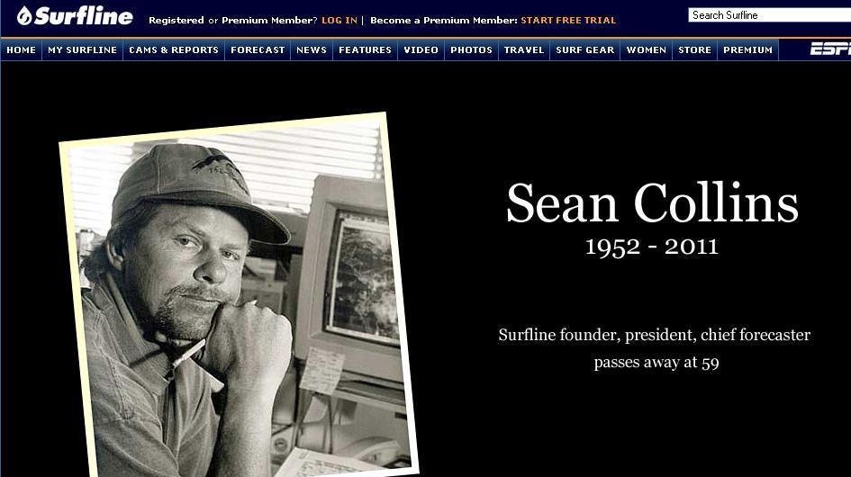 Sean Collins, Who Told Surfers Where To Go For The Best Waves, Has Died ...
