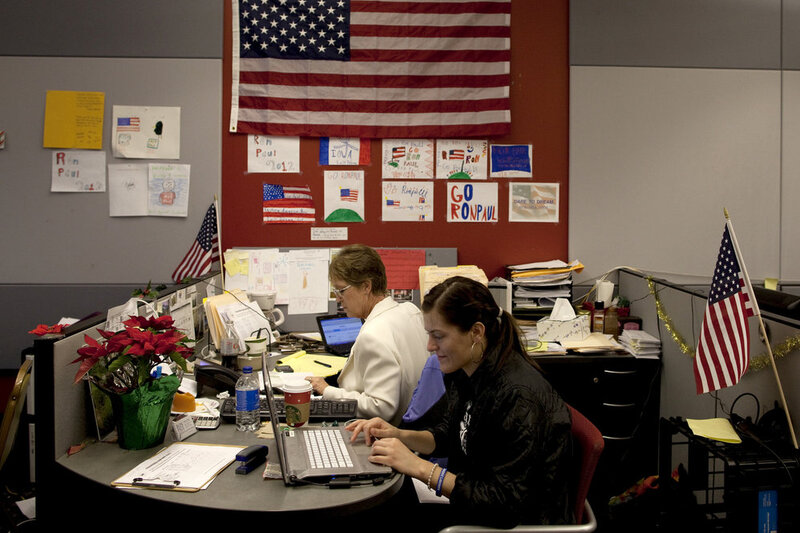 Once A Blockbuster Video, Now A Campaign Headquarters : The Picture ...