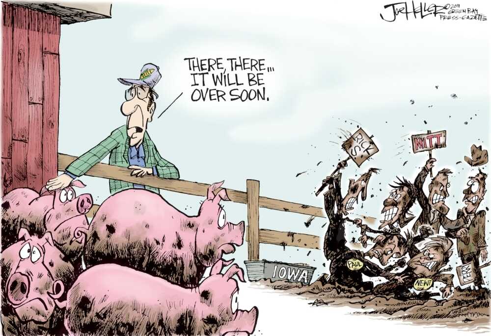 Double Take 'Toons: Iowa Gets Its Chance : NPR