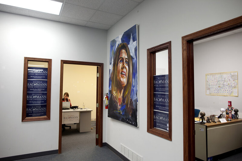 Once A Blockbuster Video, Now A Campaign Headquarters : The Picture ...