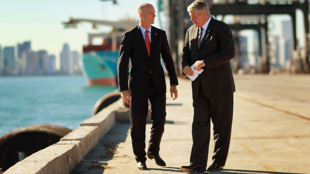 The Race To Dig Deeper Ports For Bigger Cargo Ships : NPR