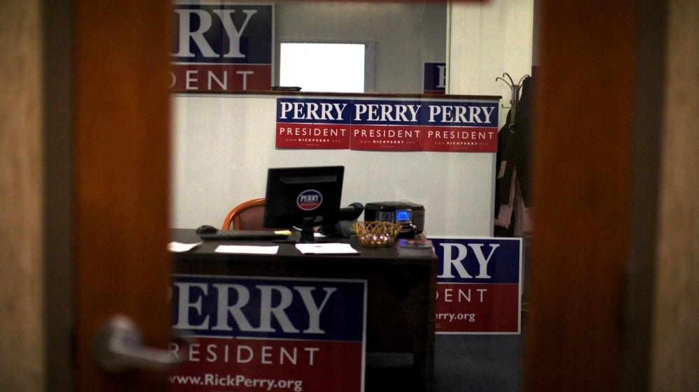 Signs Of Gloom At Perry's New Hampshire Headquarters : It's All ...