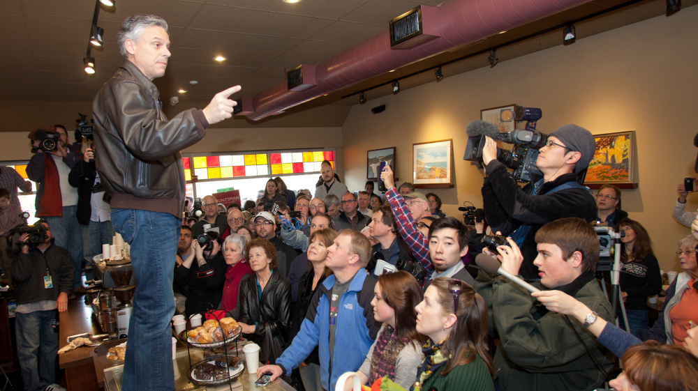 Huntsman's Long-Shot Bet: A Surprise In N.H. : NPR