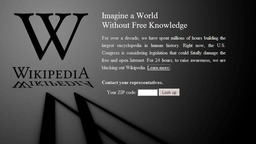 If You Really Need Wikipedia Today, You Can Get To It : The Two-Way : NPR