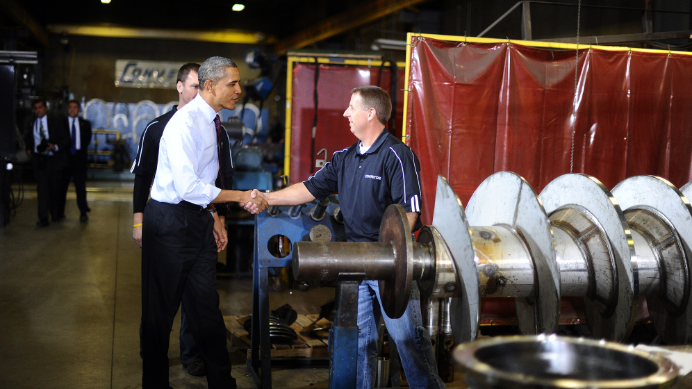 Taking His Economic Message On The Road, Obama Touts Factory Jobs In ...