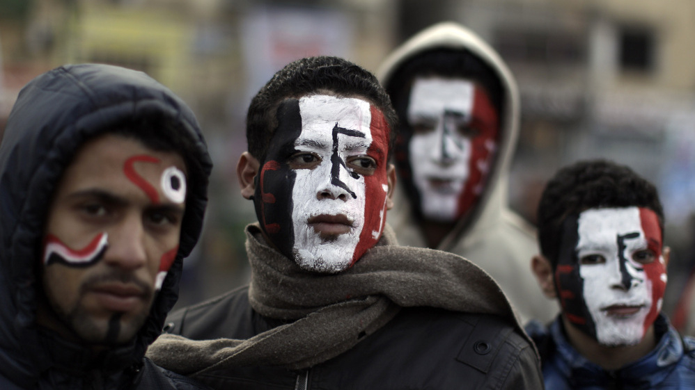 Egyptians Take To The Streets To Mark Anniversary Of Revolution : The ...