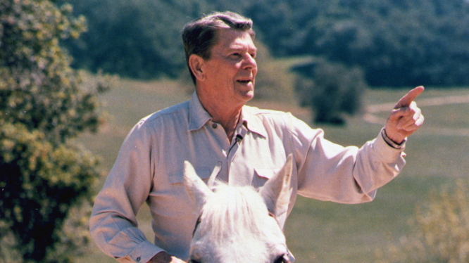 GOP Candidates Wrangle Over Reagan's Legacy : NPR