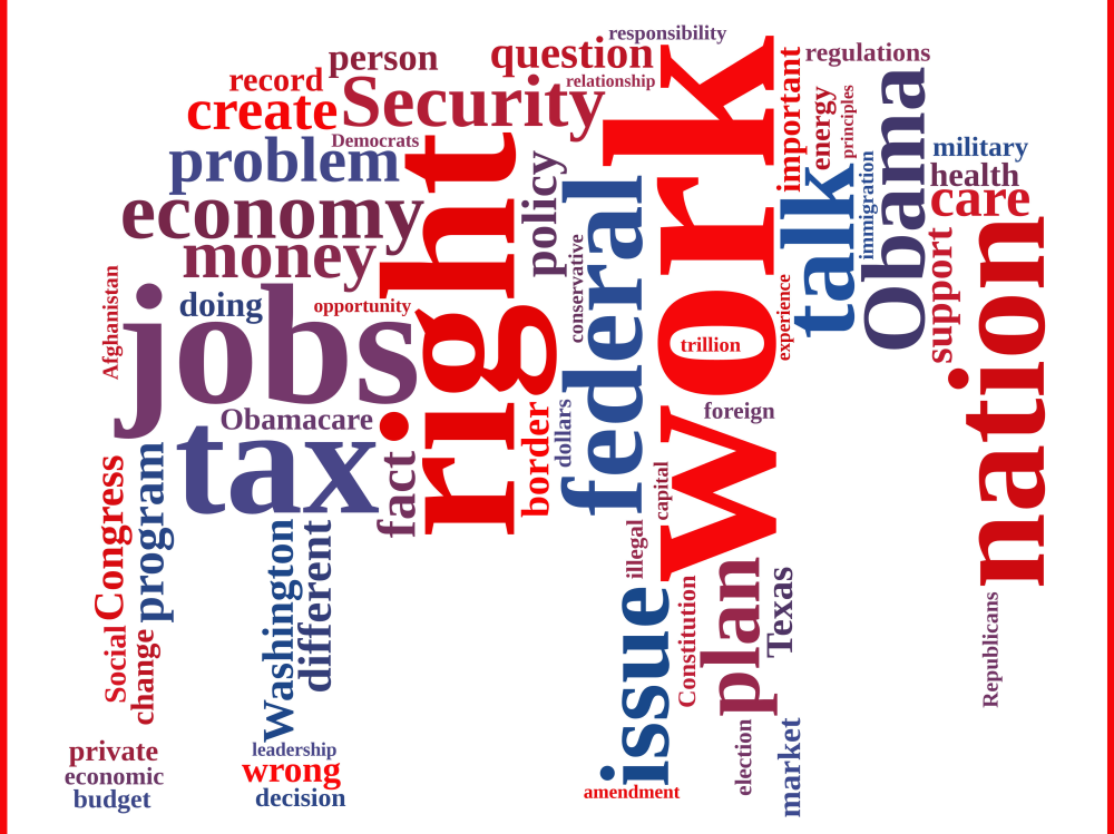 The Nation: The Ultimate GOP Debate Word Chart : NPR