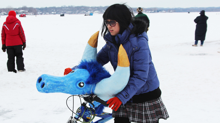 Minnesota Festival On Ice Melts Art's Boundaries : NPR