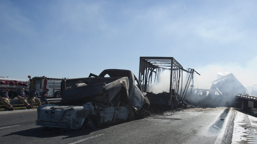'Like The End Of The World': Brush Fire Blamed For Car Pileup That ...