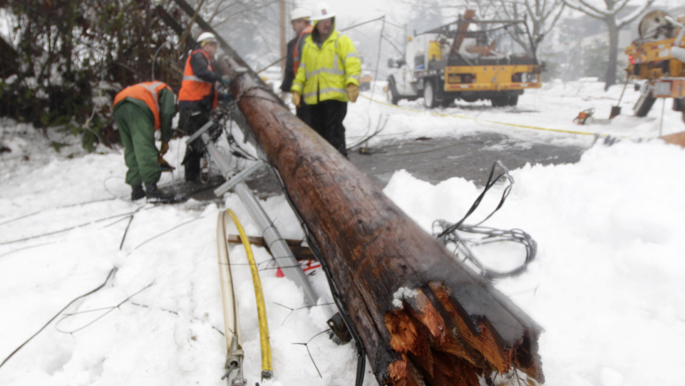 If Power Lines Fall, Why Don't They Go Underground? : NPR