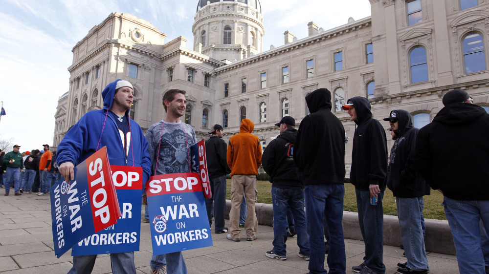 With Governor's Signature, Indiana Becomes 'Right To Work' State : The ...