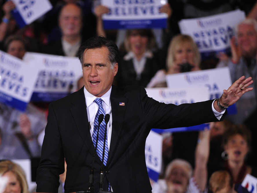 Romney Vows To Take Nevada's Vote To Washington : NPR