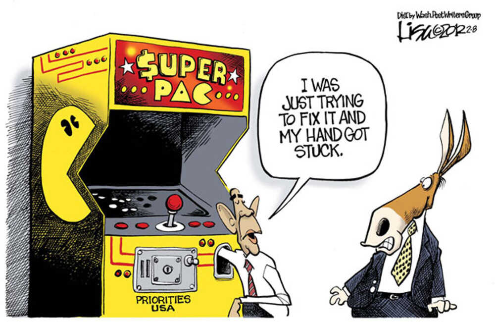 Double Take 'Toons: Leader Of The SuperPAC : NPR
