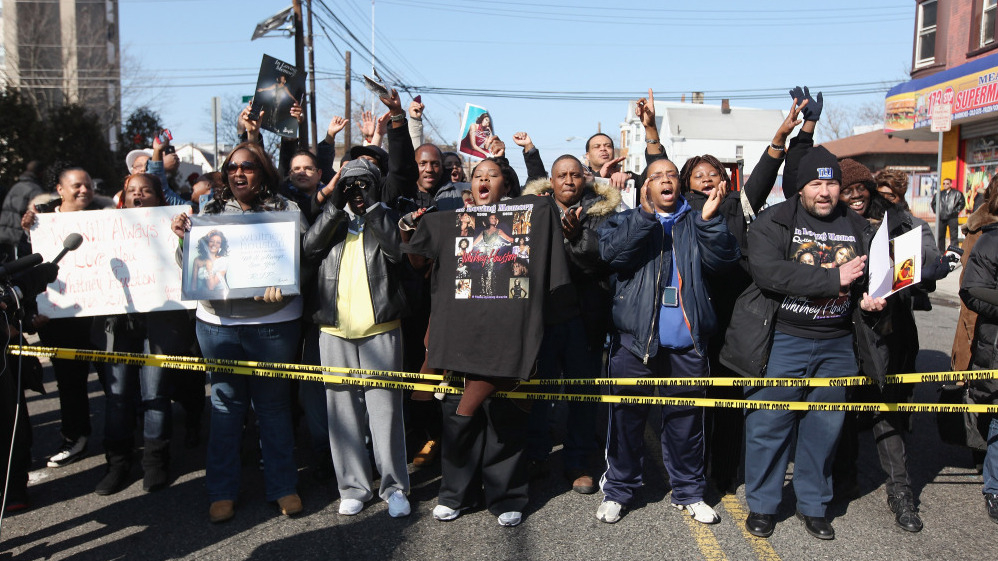 Whitney Houston Fan: 'We Got Tears Outside The Perimeters' : NPR