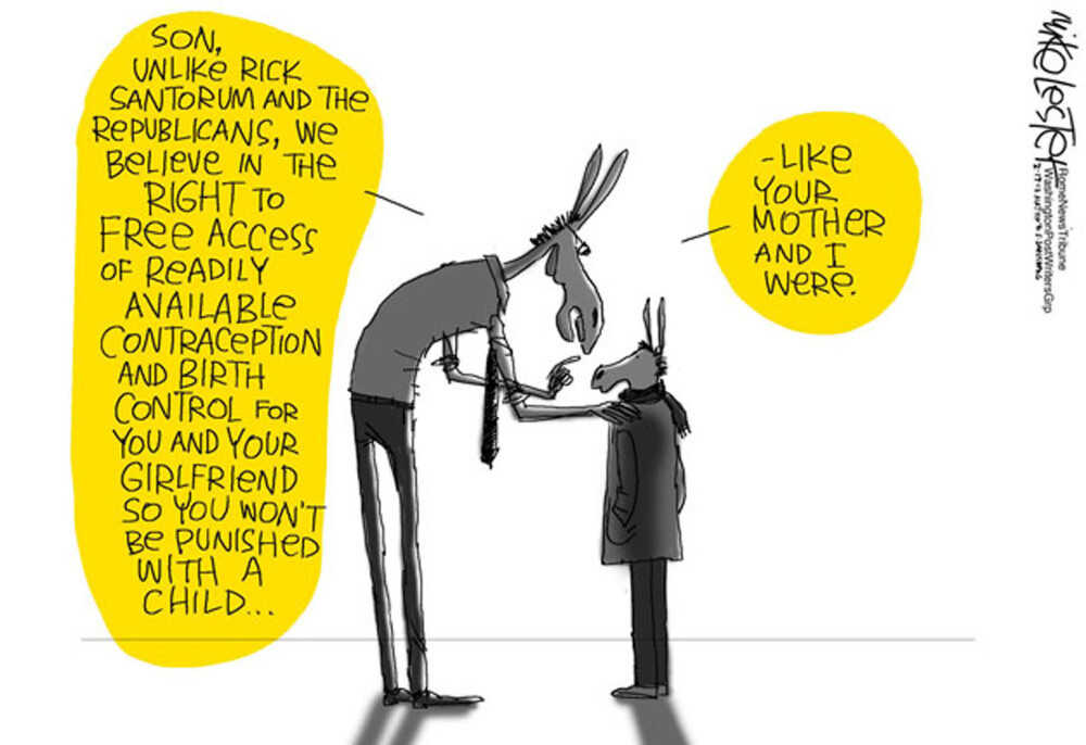 Double Take 'Toons: Cross Heirs : NPR