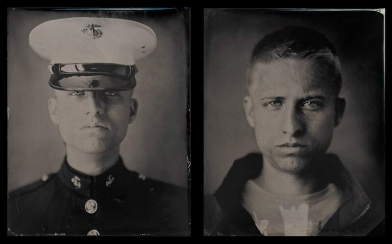 A Very Vintage Take On Our Modern Military : The Picture Show : NPR