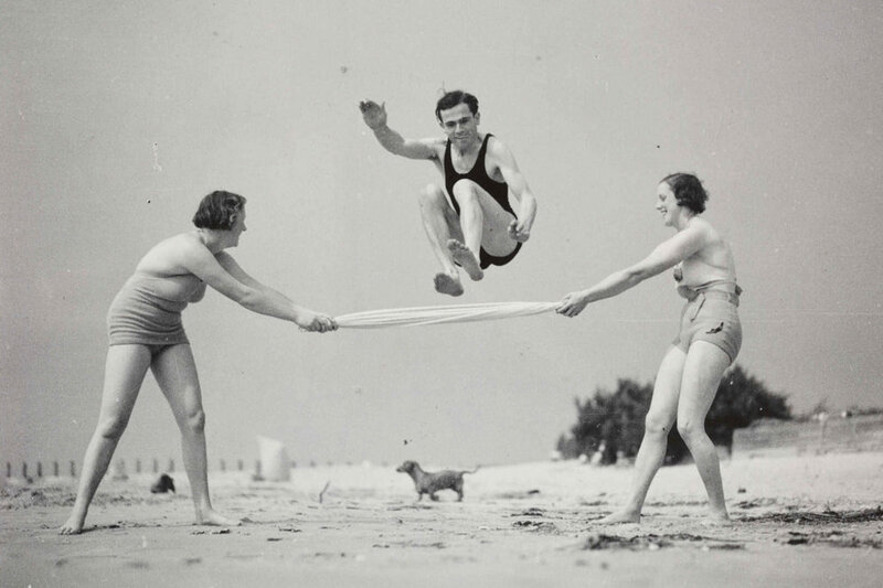 Leaping On Leap Day With Vintage Photos : The Picture Show : NPR