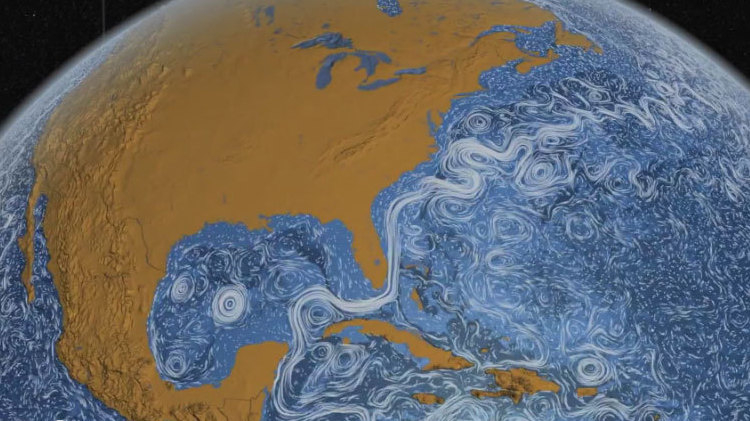 Wind At Sea Is Strangely Van Goghish, Says NASA : Krulwich Wonders... : NPR