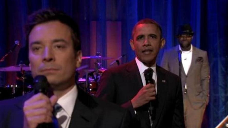 VIDEO: Obama Slow Jammin' The News With Jimmy Fallon : The Two-Way : NPR