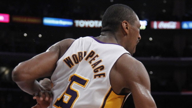 NBA's World Peace Gets Seven-Game Suspension For Elbowing Opponent ...