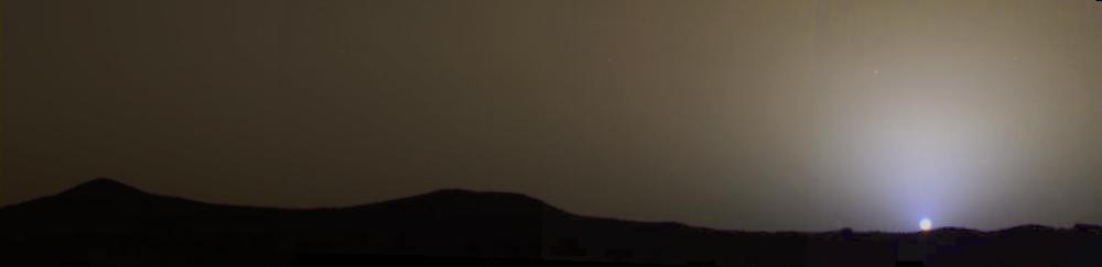 Sunset From Mars