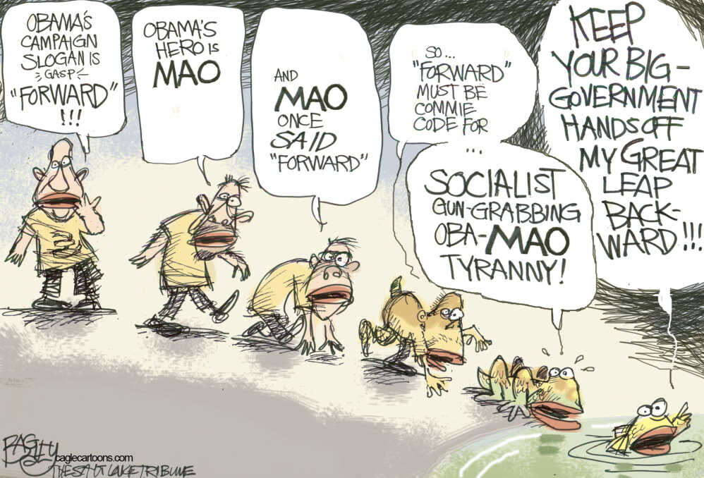 Double Take 'Toons: Great Leap Forward? : NPR