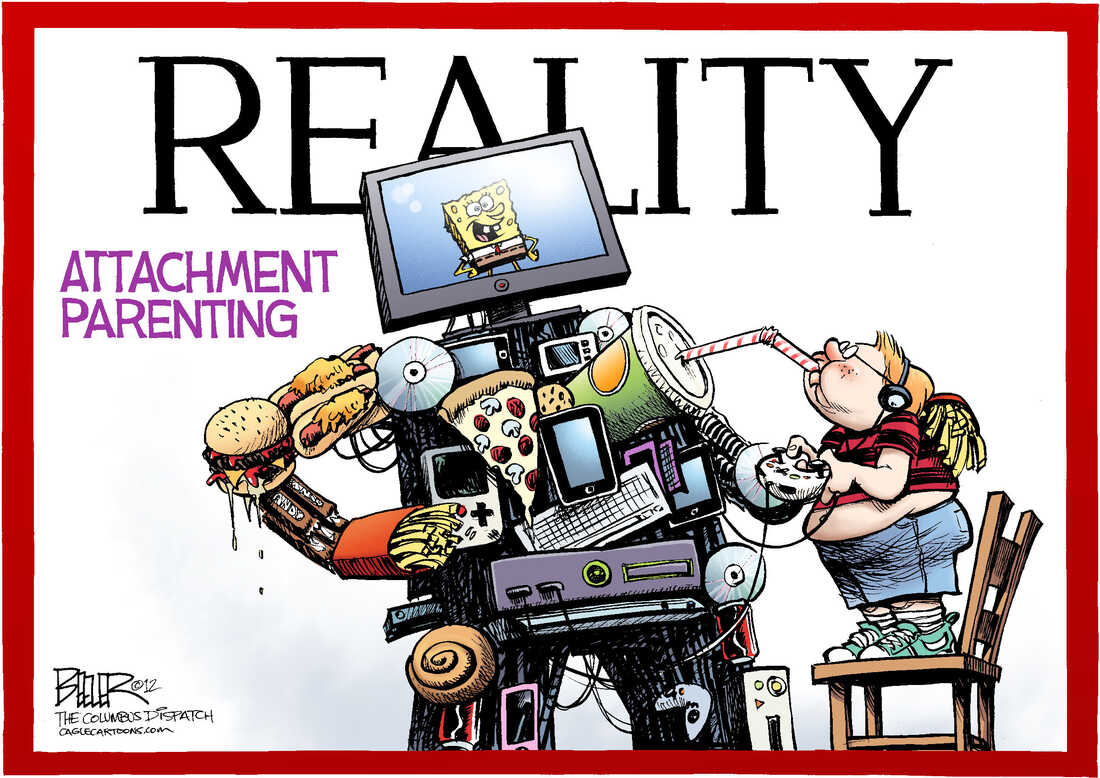 Double Take 'Toons: Time Cover, A New Icon? : NPR