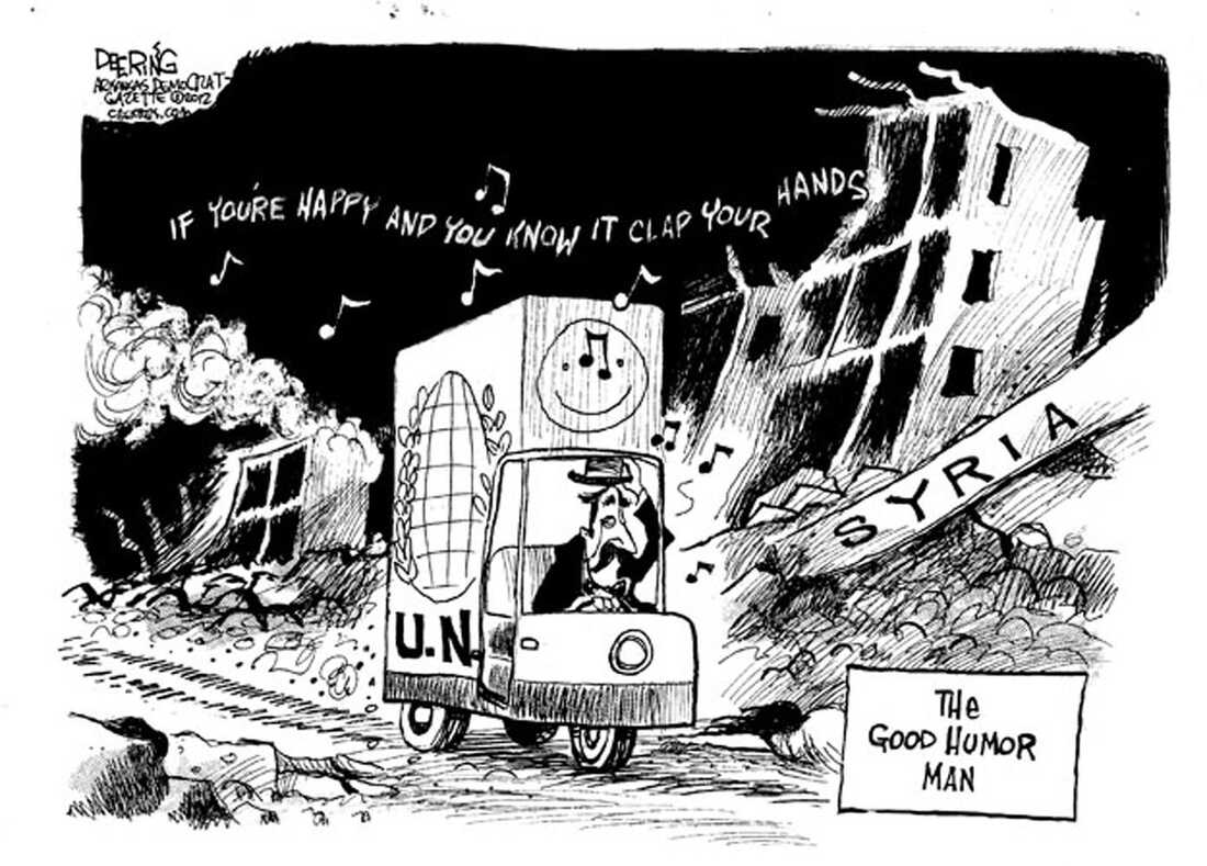 Double Take 'Toons: Slaughter In Syria : NPR