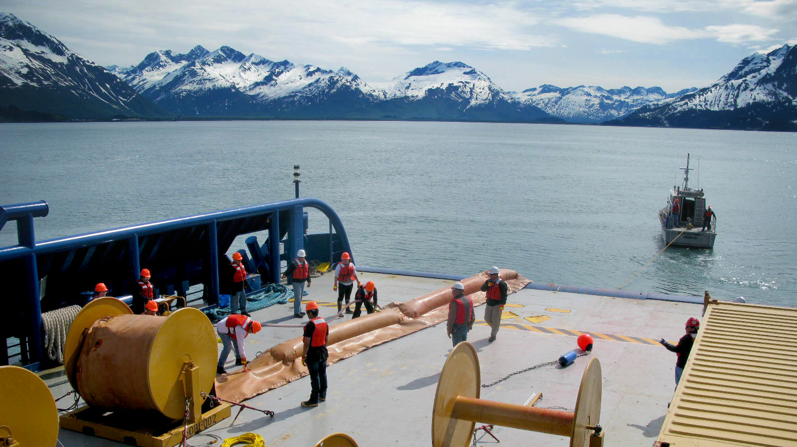 Ahead Of Alaska Drilling, Shell Practices Cleaning Up : NPR