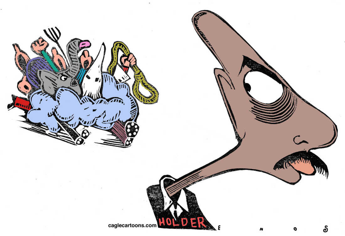 Double Take 'Toons: Holder In Undue Course? : NPR