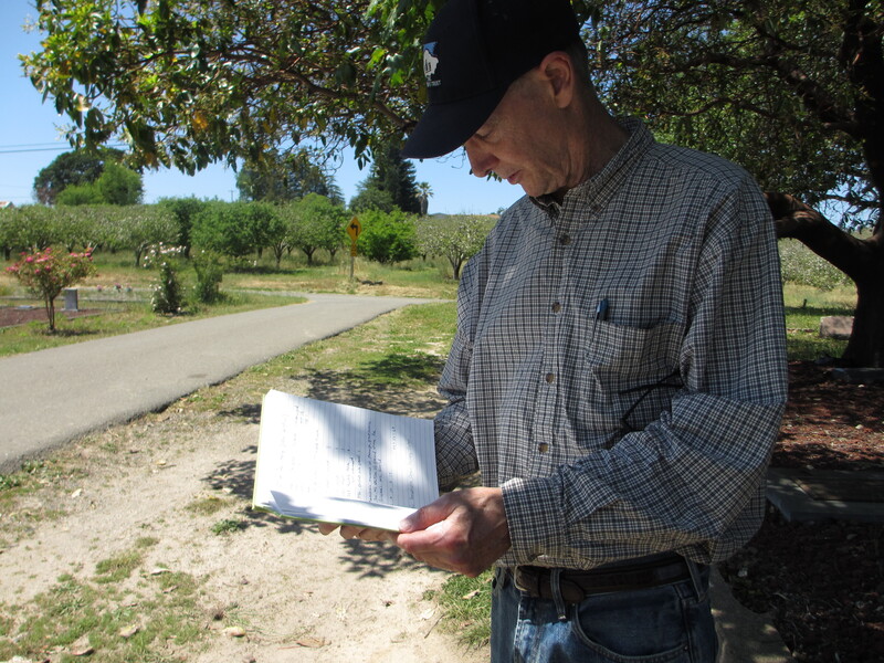 Rediscovered Headstones Hold Clues To Calif. Quake : NPR