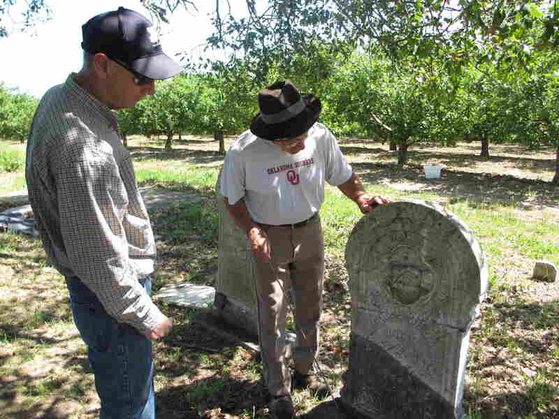 Rediscovered Headstones Hold Clues To Calif. Quake : NPR