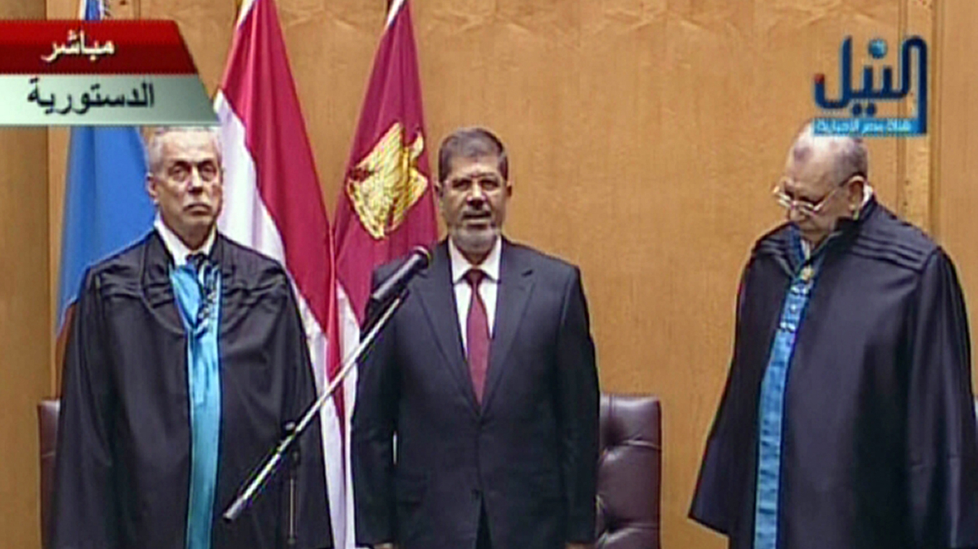 Egypt's First Civilian President Takes Oath Of Office : The Two-Way : NPR