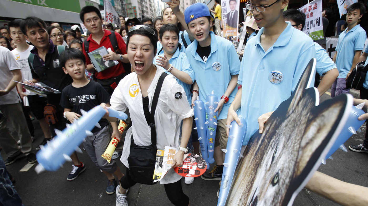 'Political Crisis' Faces Hong Kong's New Leader : NPR