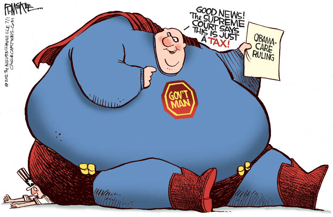 Double Take 'Toons: Death And Mandates? : NPR