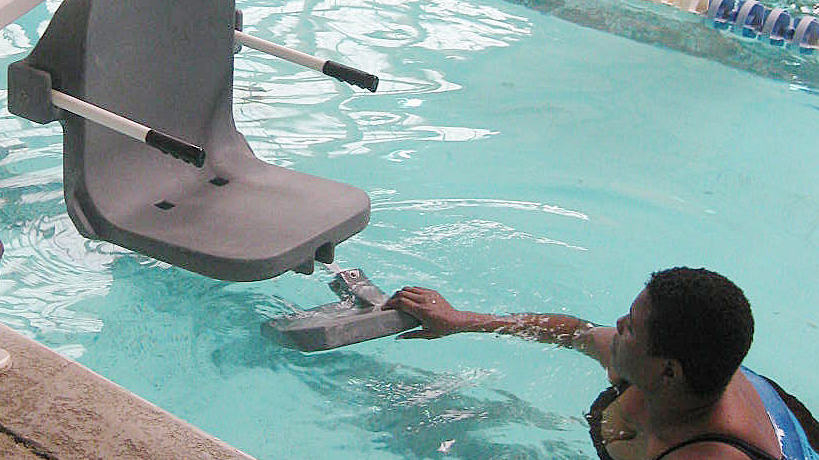 Despite Delays, Chair Lifts Coming To Public Pools : NPR